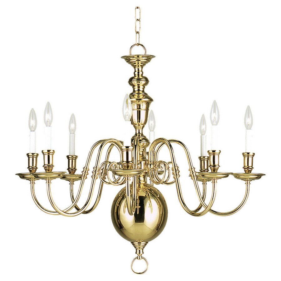Sea Gull Lighting Eight-Light Traditional Chandelier in the Exterior ...