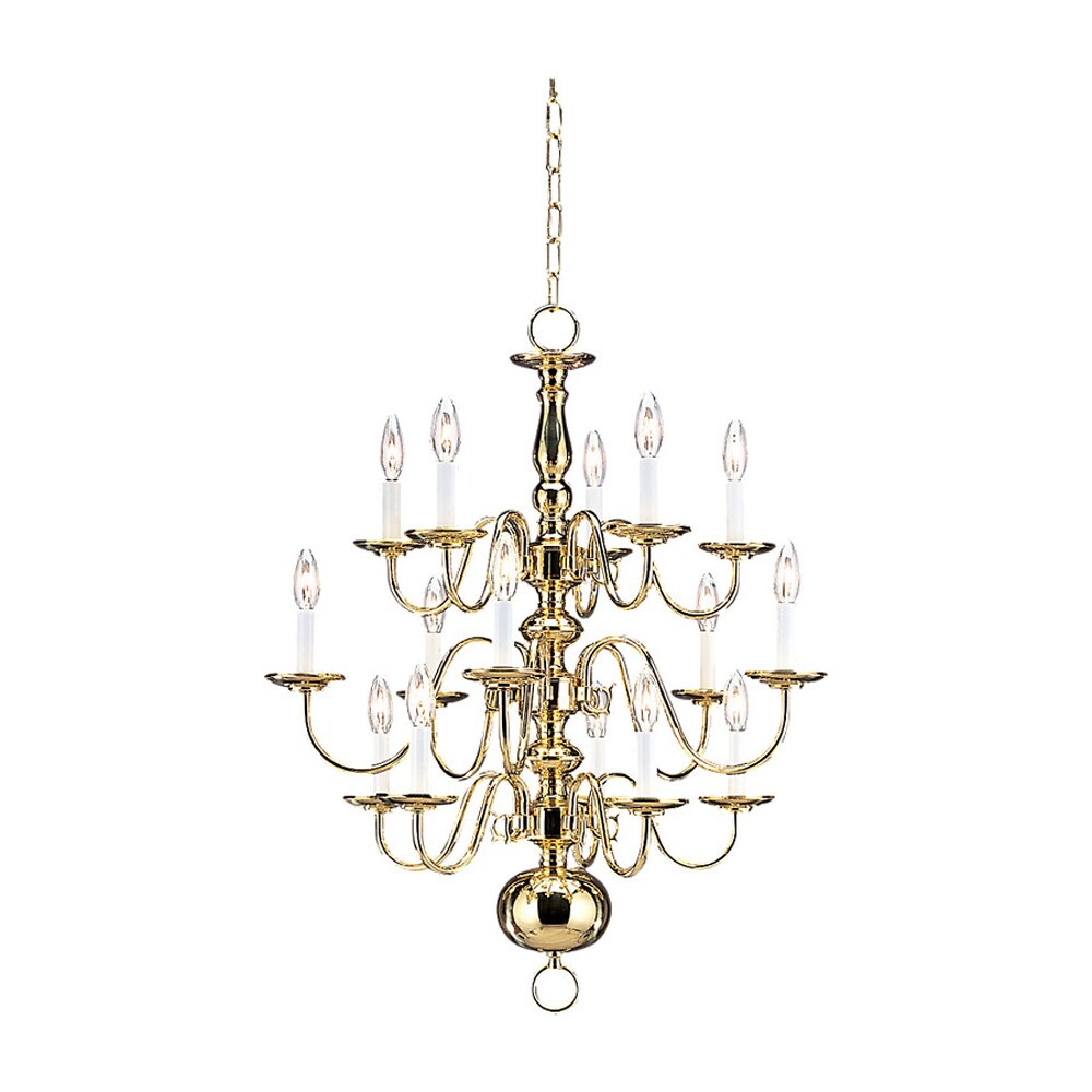 Sea Gull Lighting Fifteen-Light Traditional Chandelier in the Exterior ...