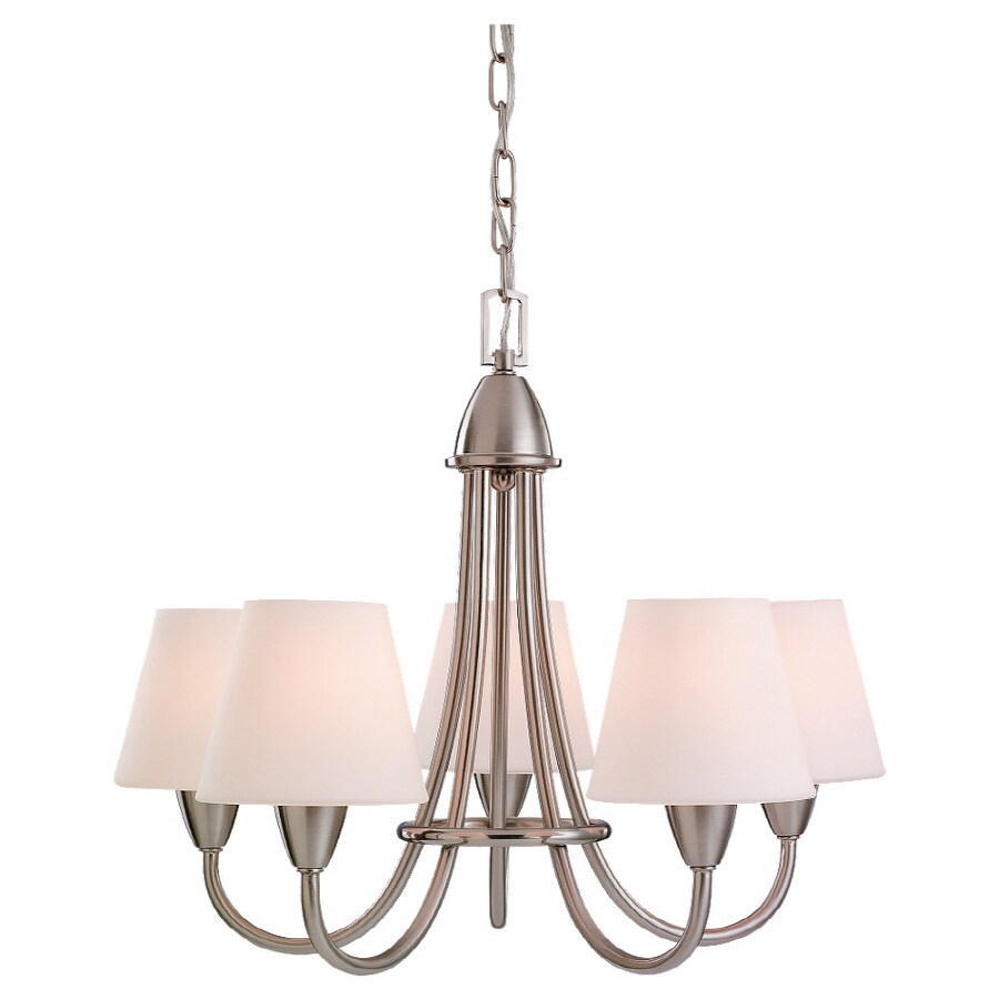 Sea Gull Lighting 5-Light Stockholm Brushed Nickel Chandelier in the ...