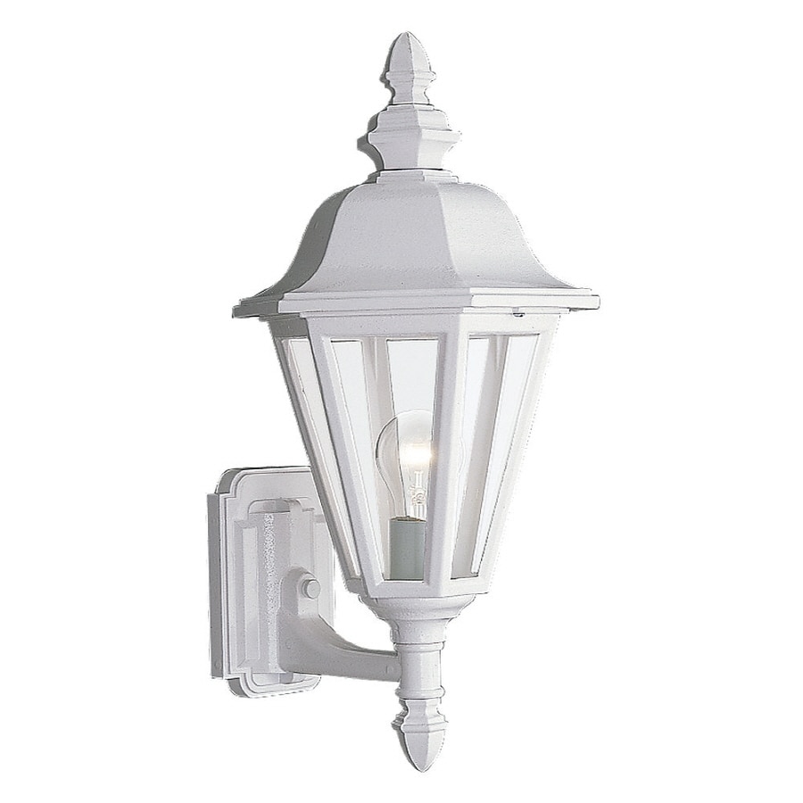 Sea Gull Lighting 1-Light 20-in White Outdoor Wall Light at Lowes.com