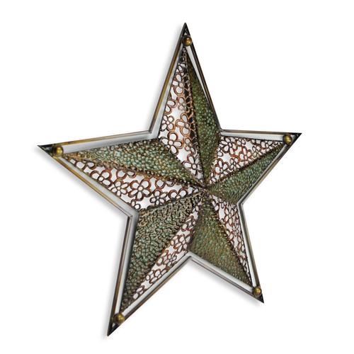 Cheung's 25.75-in H x 27-in W Star Metal Wall Accent at Lowes.com