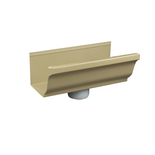 Spectra 5-in x 12-in K Style Gutter End with Drop at Lowes.com