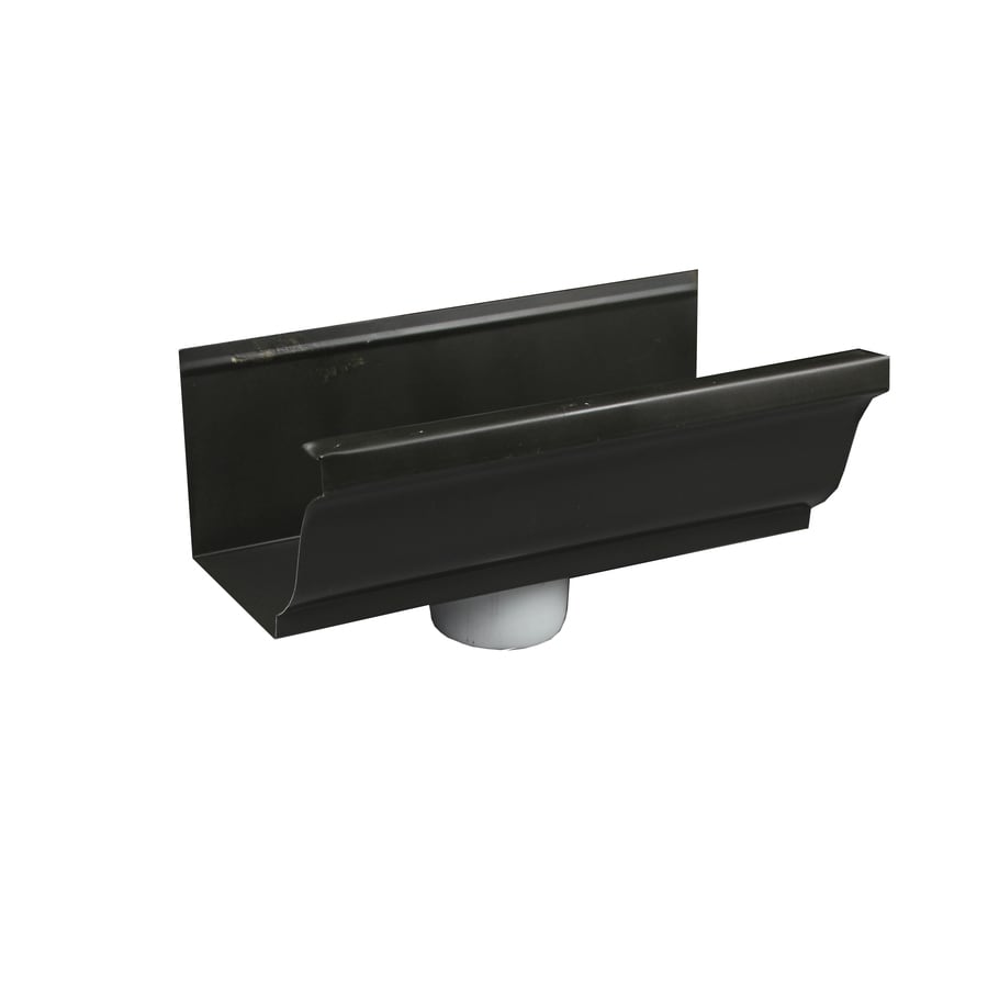 Spectra 5-in x 12-in K Style Gutter End with Drop at Lowes.com