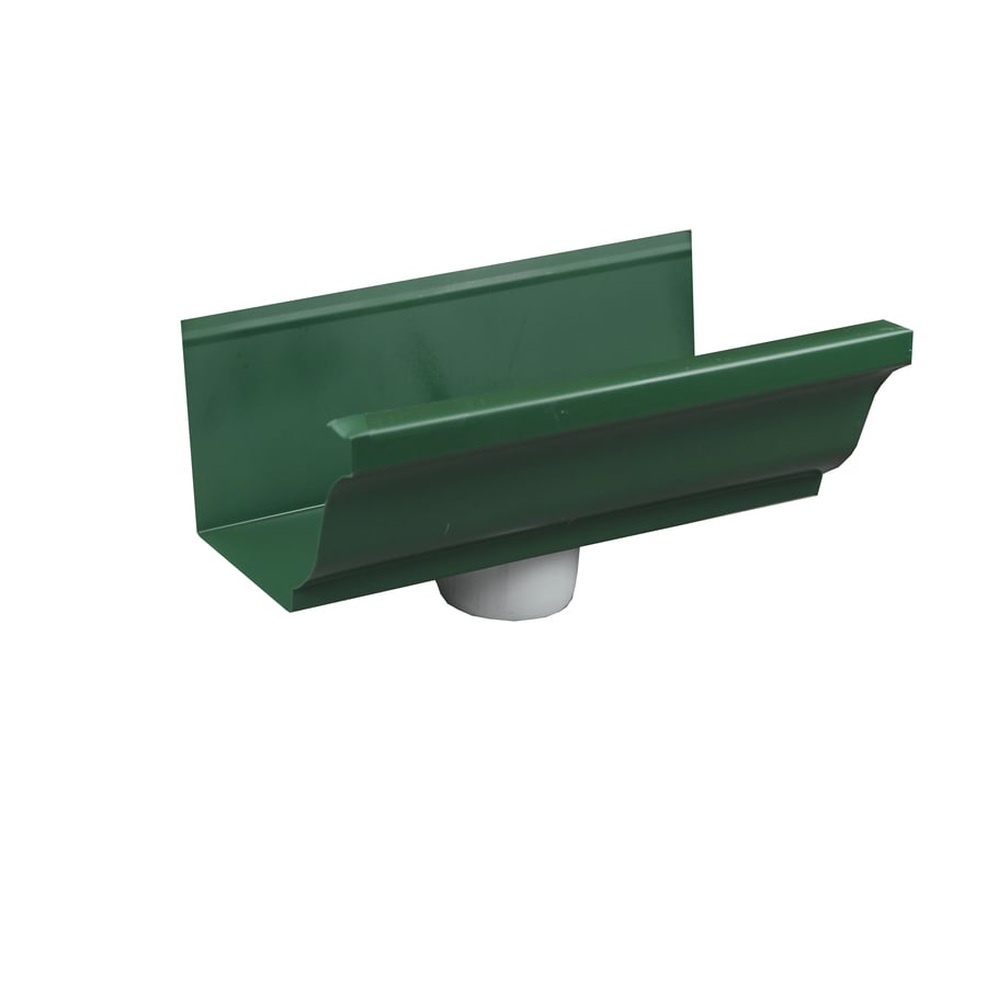 Spectra 5-in x 12-in K Style Gutter End with Drop at Lowes.com