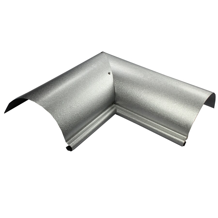 Spectra 6-in x 10-in Half Round Gutter Inside Corner in the Gutters ...