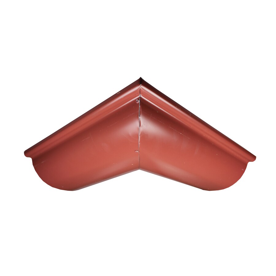 Spectra 6-in x 10-in Half Round Gutter Outside Corner in the Gutters ...