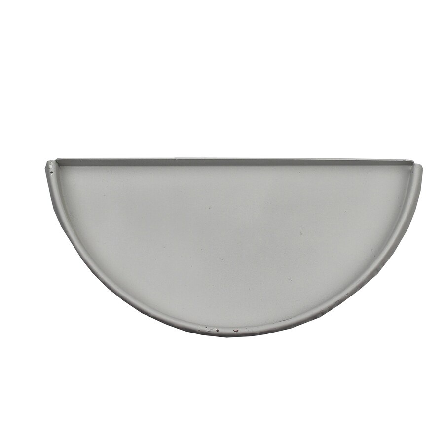 Spectra Gray Metal Half Round ( at Lowes.com