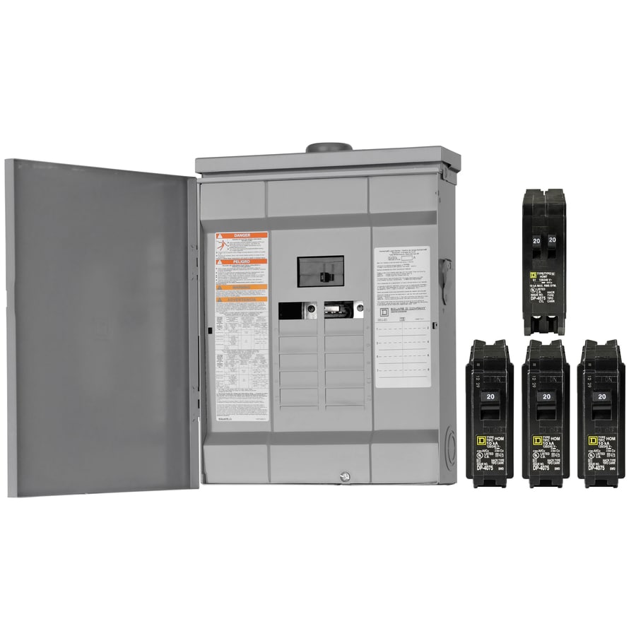 Square D 8-Spaces 16-Circuit Load Center at Lowes.com