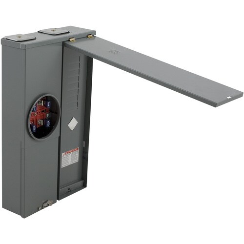 Square D 125-Amp 8-Spaces 8-Circuit Main Breaker Meter Combo Load ...