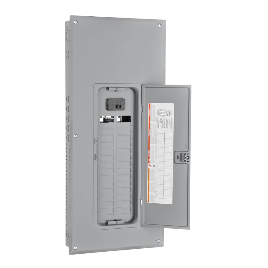 Square D 30-Circuit 30-Space 100-Amp Main Breaker Load Center in the ...