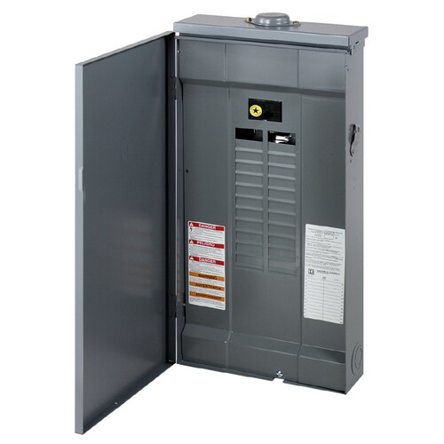 Square D 24-Circuit 24-Space 125-Amp Main Breaker Load Center in the ...
