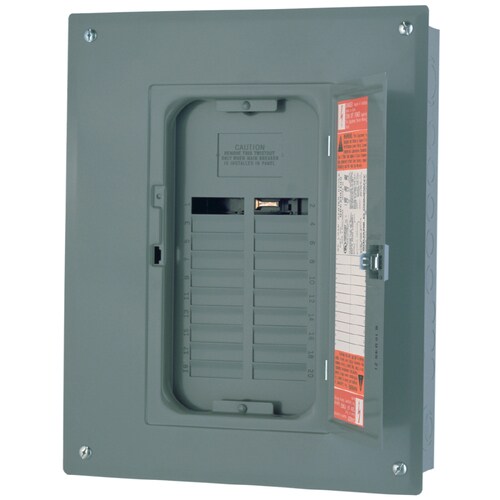 Square D 125-Amp 20-Spaces 20-Circuit Convertible Main Lug Load Center ...