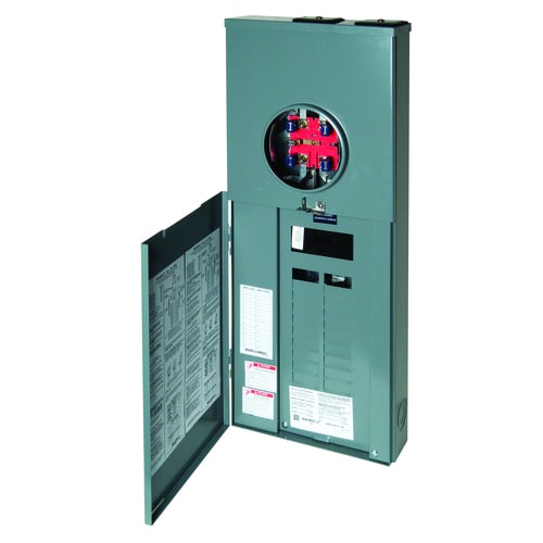Square D 150-Amp 20-Spaces 40-Circuit Main Breaker Meter Combo Load ...