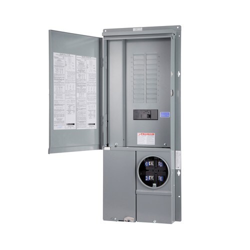 Square D 40-Circuit 20-Space 125-Amp Main Breaker Plug-On Neutral Load ...