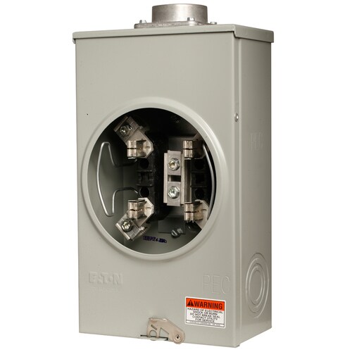 Eaton 200-Amp Ringless Single Phase (120/240) Meter Socket at Lowes.com