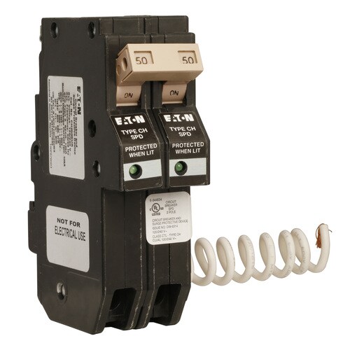 Eaton Type Ch 50-Amp 2-Pole Standard Trip Circuit Breaker in the ...