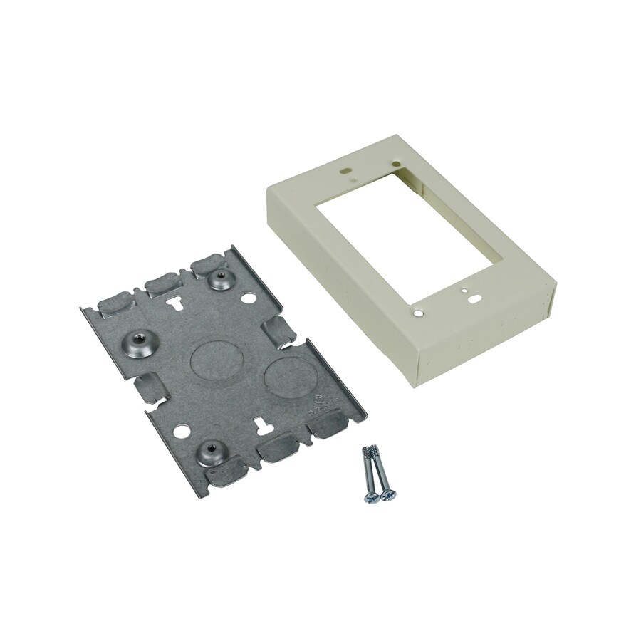 Wiremold 500 1-Piece Ivory Raceway Electrical Box in the Electrical ...