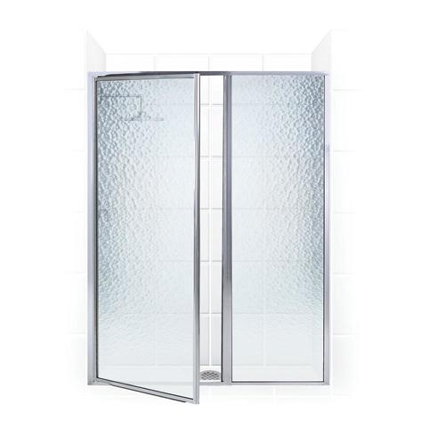 Coastal Shower Doors Legend 66-in H x 52.5-in to 54-in W Framed Hinged ...