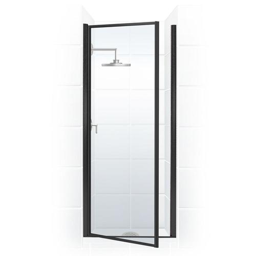 Coastal Shower Doors Legend 68 In H X 30625 In To 31625 In W Framed Hinged Matte Black Shower