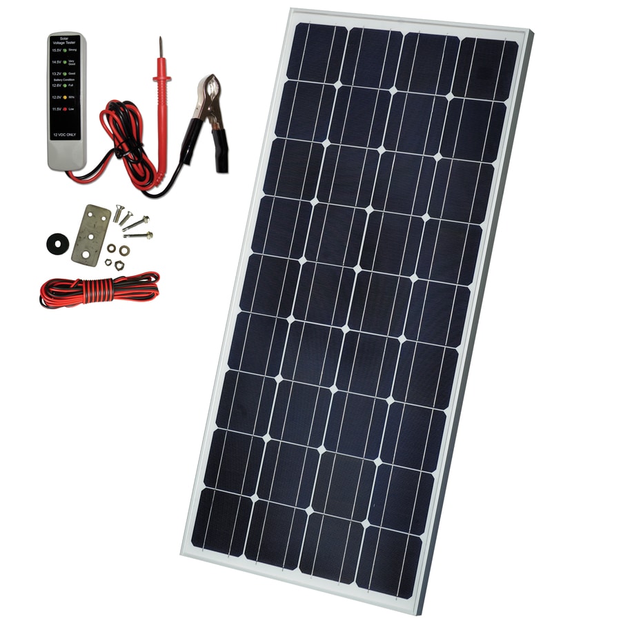 Sunforce 130-Watt Monocrystalline Solar Kit at Lowes.com