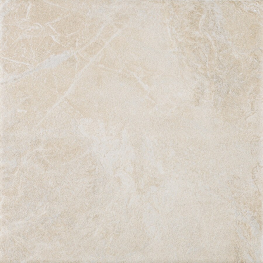 FLOORS 2000 6-Pack Oriente Beige Glazed Porcelain Indoor/Outdoor Floor ...