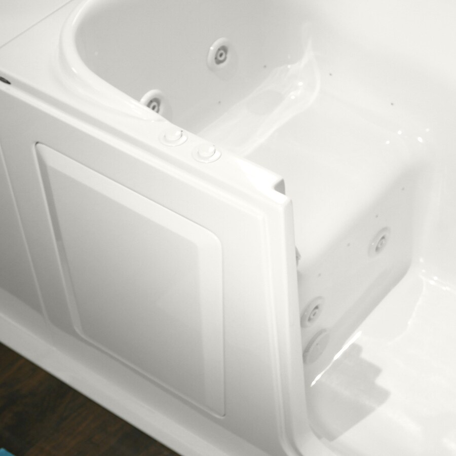 Safety Tubs 50-in L x 30-in W x 37-in H White Gelcoat/Fiberglass ...