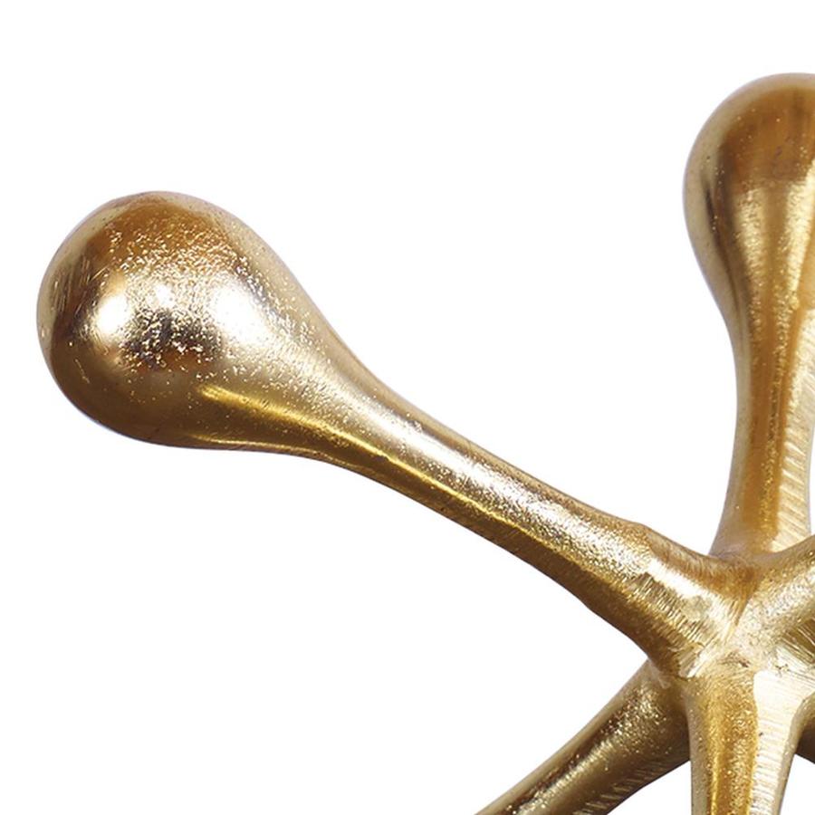 Global Direct Set of 2 Brass Jacks Sculptures at Lowes.com