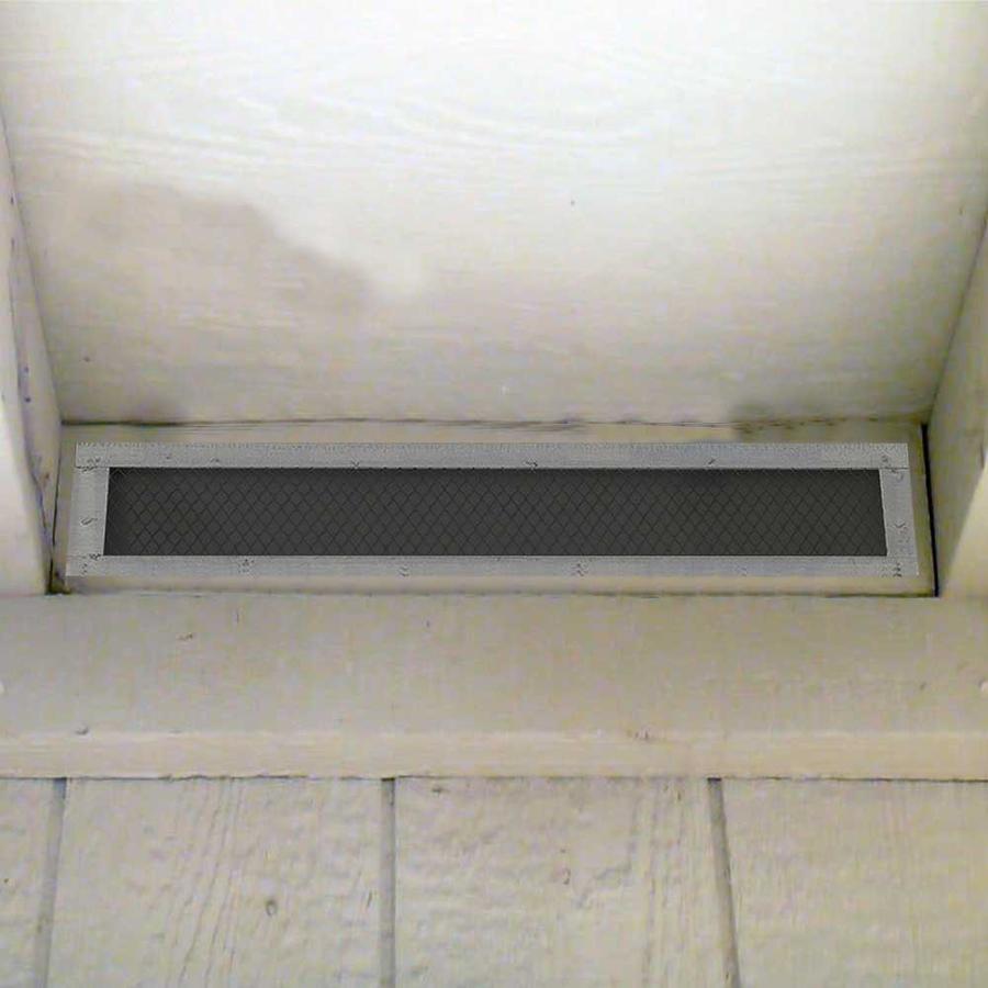 Construction Metals Inc. 22 in x 3 in Galvanized Steel Eave Vent at ...