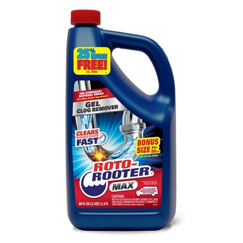 Roto Rooter 80-fl oz Drain Cleaner Pour Bottle in the Drain Cleaners ...