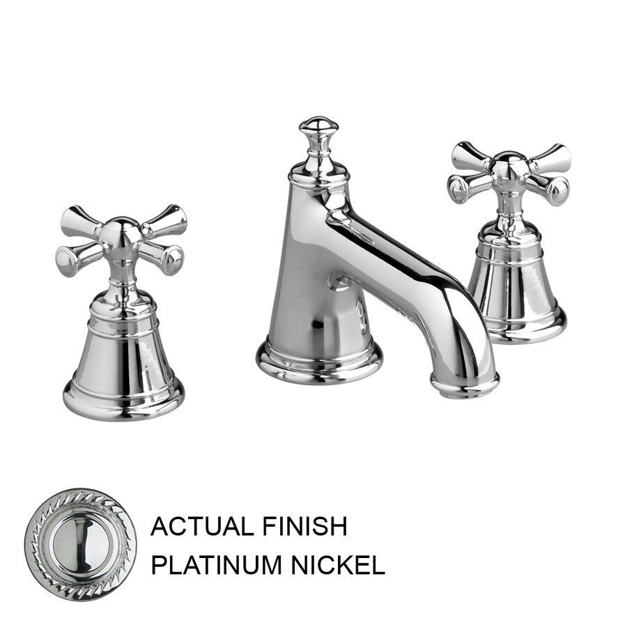 JADO Hatteras Platinum Nickel Widespread 2-Handle WaterSense Bathroom ...