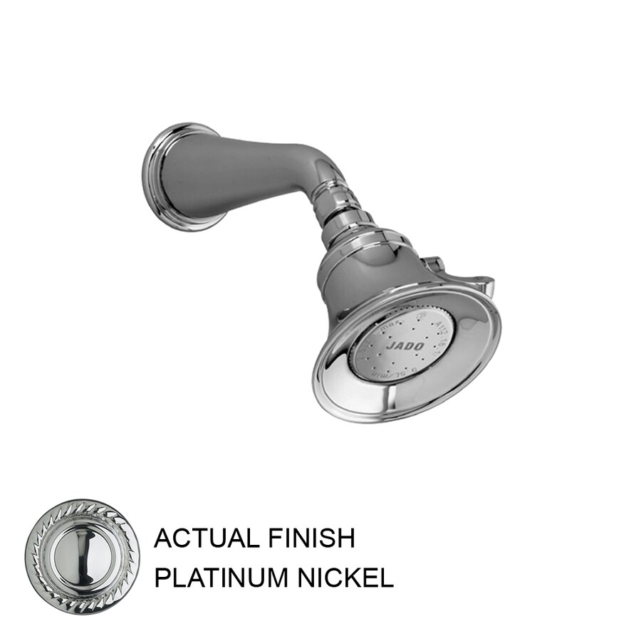 JADO Platinum Nickel Shower Head (2.2-GPM (8.3-LPM) at Lowes.com