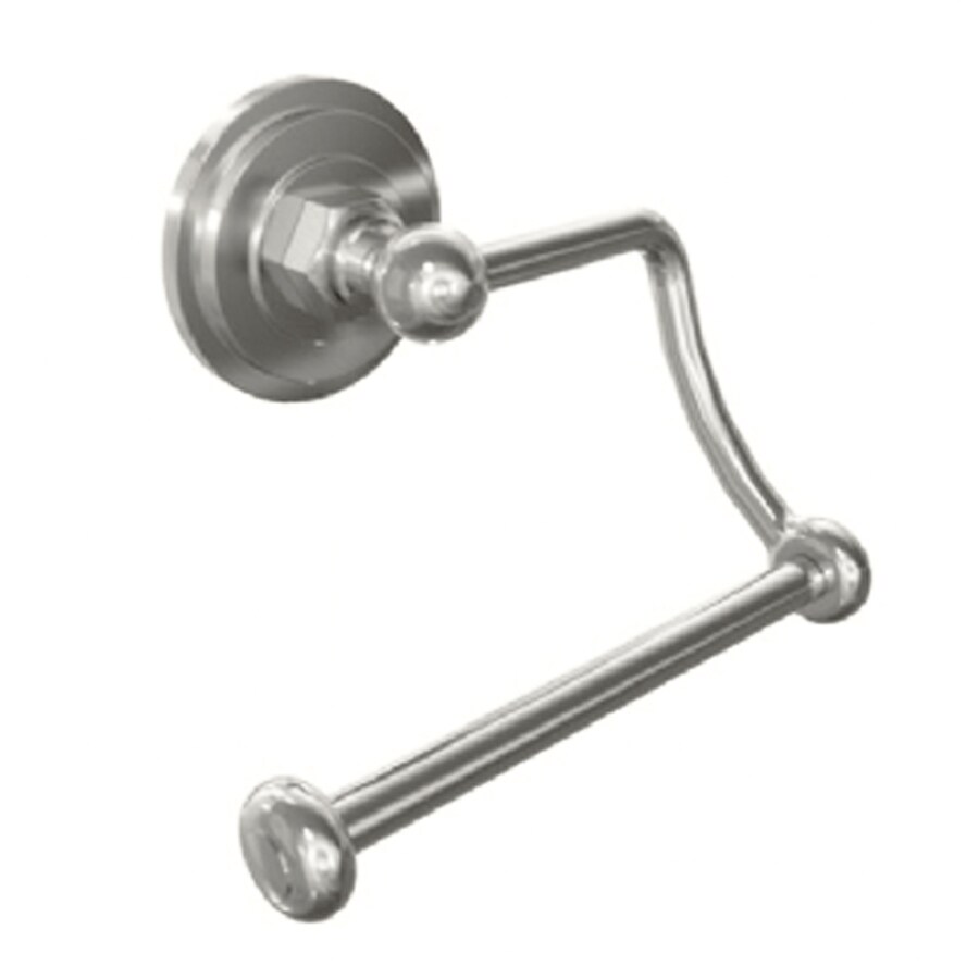 JADO Savina Brushed Nickel Surface Mount Pivot Toilet Paper Holder in ...