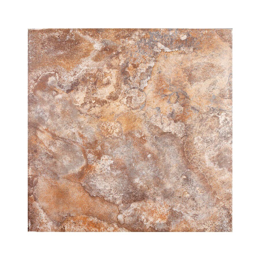 FLOORS 2000 Golfo Red Glazed Porcelain Tile (16.15-sq. ft/ Box Only) at ...