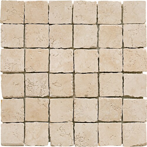 Del Conca 12-in x 12-in Rialto Beige Thru Body Porcelain Square Accent ...