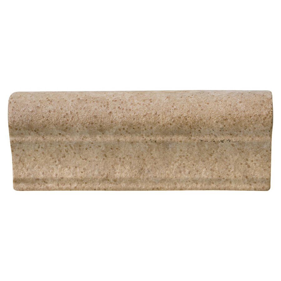 Del Conca Rialto Noce Porcelain Chair Rail Tile (Common: 2-in x 6-in ...