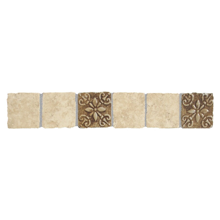 Del Conca 2" x 12" Roman Stone Beige Porcelain Tile at Lowes.com