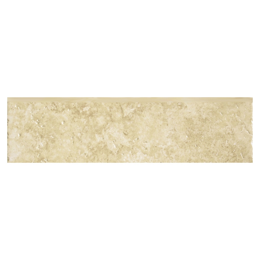 Del Conca Roman Stone Beige Thru Body Porcelain Indoor Outdoor Bullnose ...