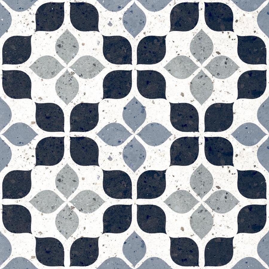 DELLA TORRE Terrazzo 29-Pack Gray 8-in x 8-in Glazed Porcelain ...