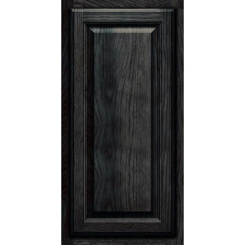 KraftMaid Hanover Hickory Square Slate Stain 15-in x 15-in Cabinet ...