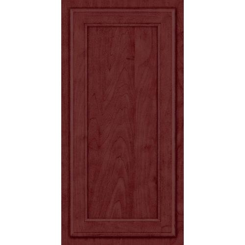 KraftMaid Wickstrom Maple Square Cabernet Stain 15-in x 15-in Cabinet ...