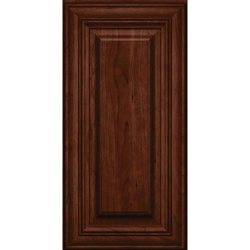 KraftMaid Vienna Cherry Kaffe Stain 15-in x 15-in Cabinet Sample Door ...