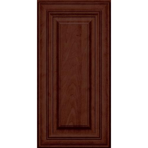 KraftMaid Vienna Maple Kaffe Stain 15-in x 15-in Cabinet Sample Door in ...