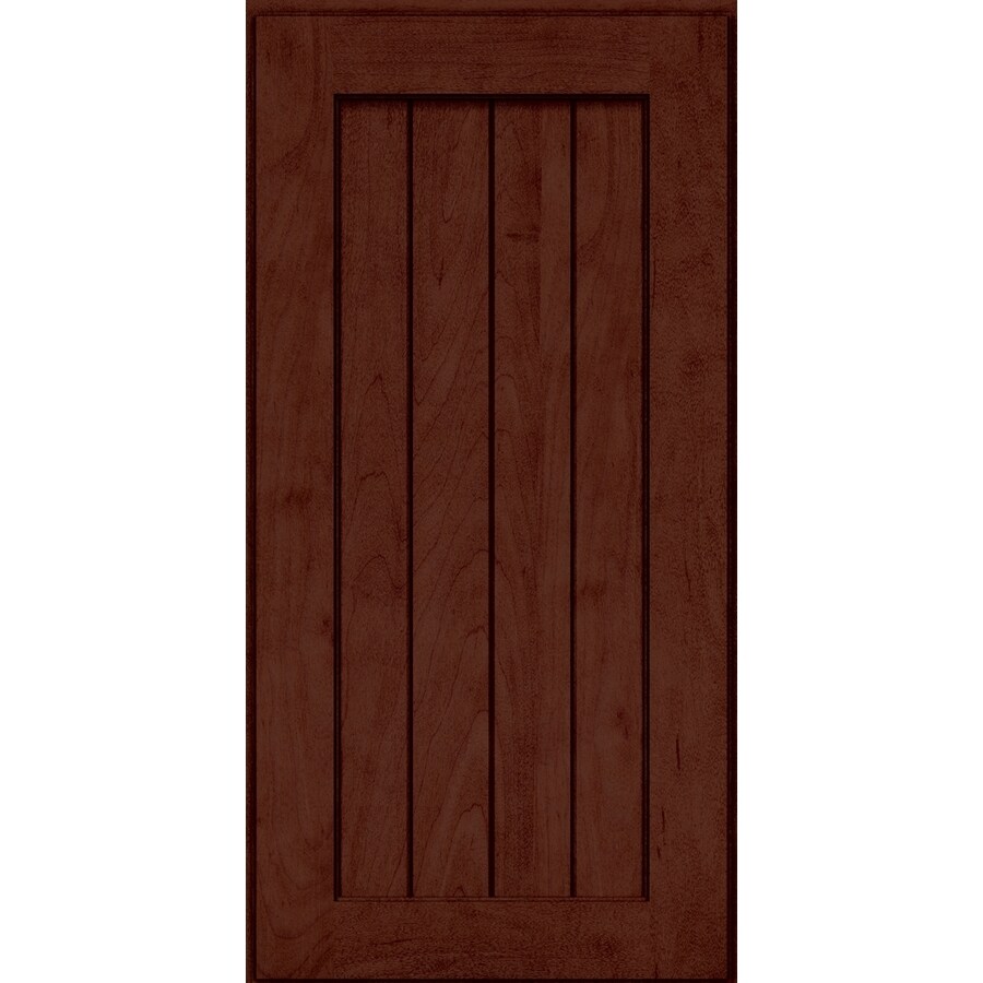 KraftMaid Salem Maple Kaffe Stain 15-in x 15-in Cabinet Sample Door at ...