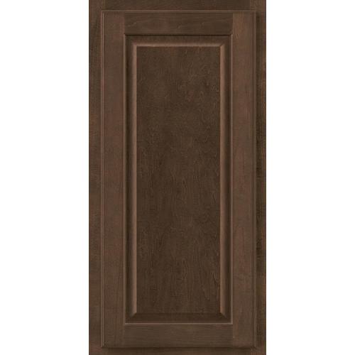 KraftMaid Fox Ridge Maple Square- Half Overlay Molasses Stain 15-in x ...