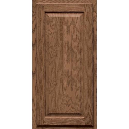 KraftMaid Fox Ridge Oak Square- Half Overlay Husk Stain 15-in x 15-in ...