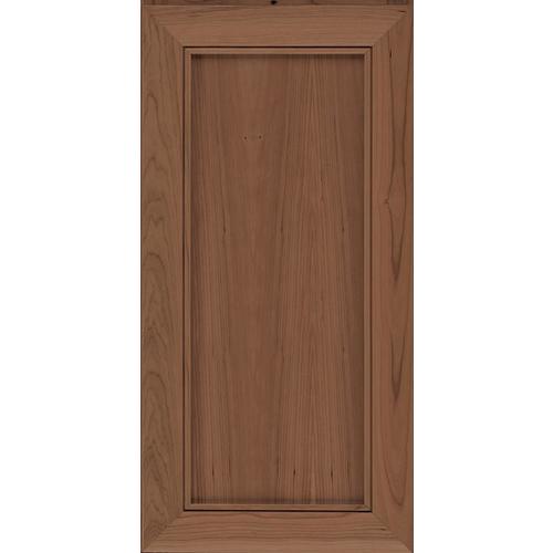 KraftMaid Cayden Cherry Husk Stain 15-in x 15-in Cabinet Sample Door in ...