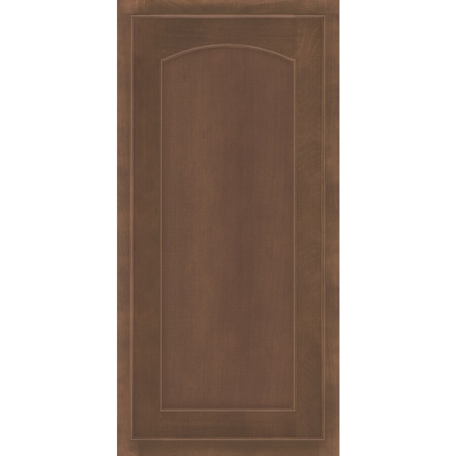 KraftMaid Gentry Maple Roman- Half Overlay Molasses Stain 15-in x 15-in ...