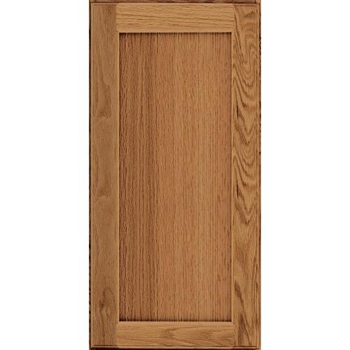 KraftMaid Gentry Oak Square- Full Fawn Stain 15-in x 15-in Cabinet ...