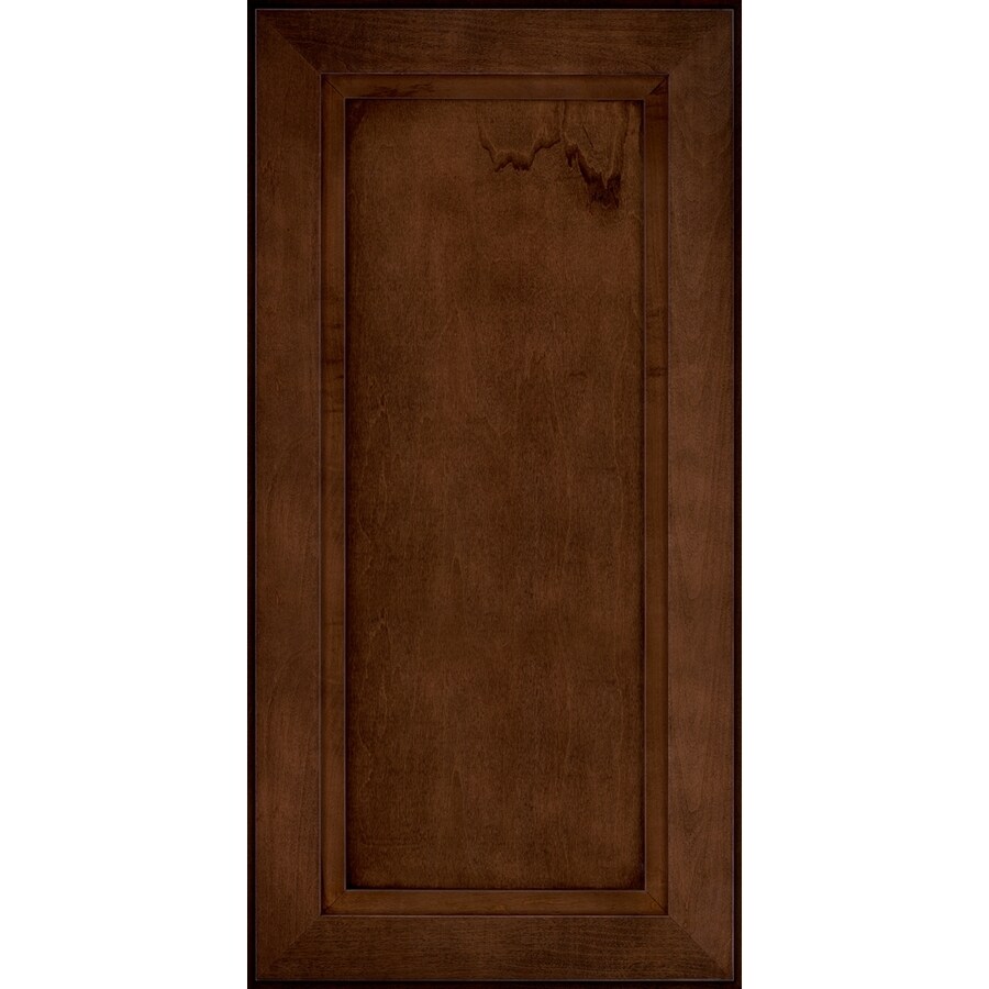 KraftMaid Stilton Maple Kaffe Stain 15-in x 15-in Cabinet Sample Door ...
