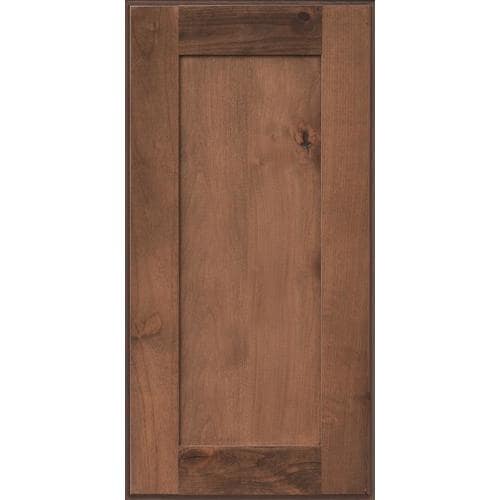 KraftMaid Tuxbury Rustic Alder Husk Stain 15-in x 15-in Cabinet Sample ...